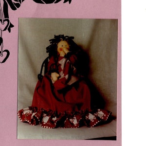 80s 90s Uncut PATTERN Art Doll Pattern Country Doll Pattern Country ...