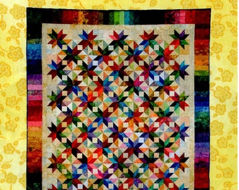 Shining Star Quilt Pattern - Etsy