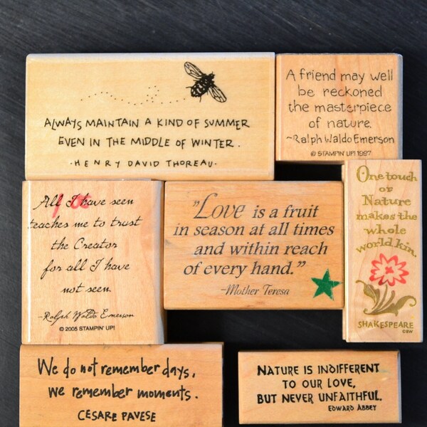 Inspirational Stamps - Etsy