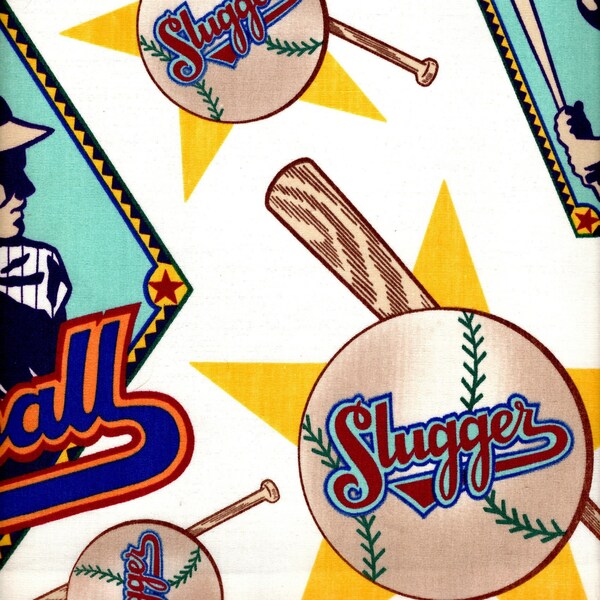 Baseball Quilt Panel - Etsy