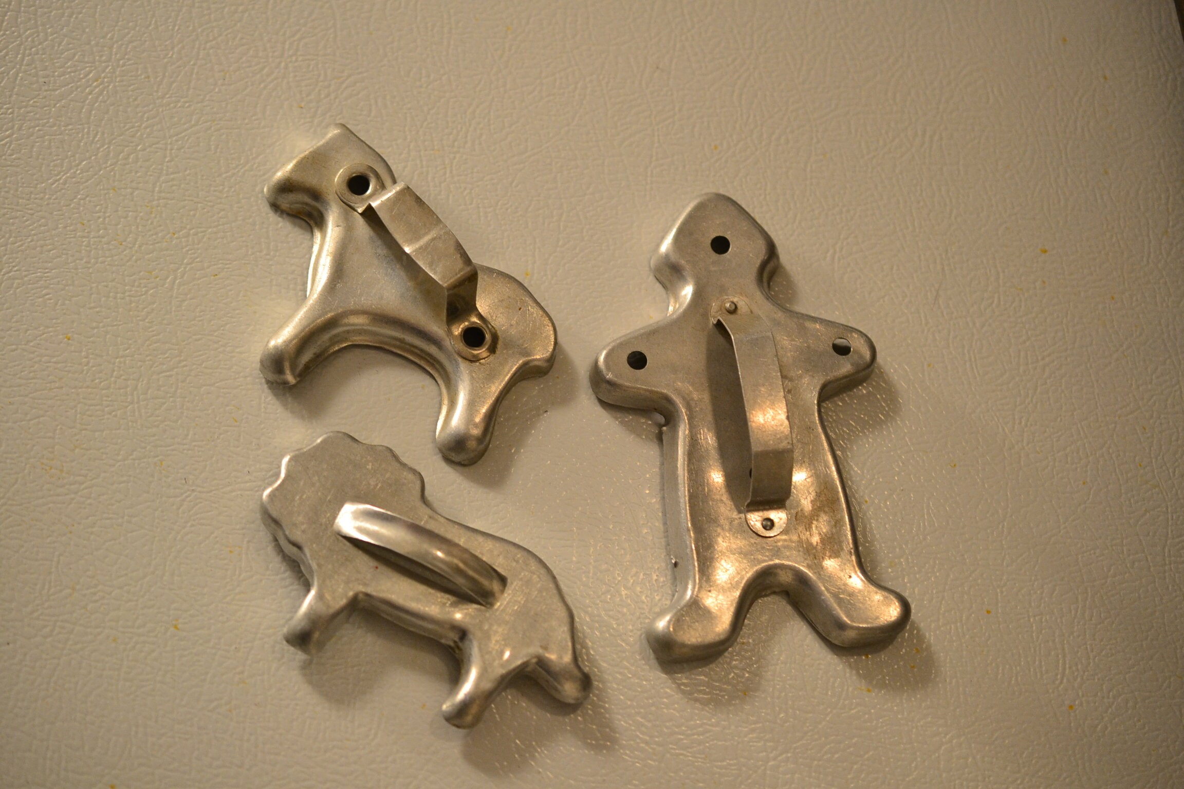 Lot of 3 Magnets Repurposed 6 Tin Cookie Cutters With | Etsy