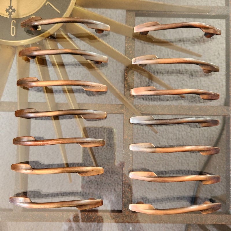 Copper Cabinet Pulls - Etsy