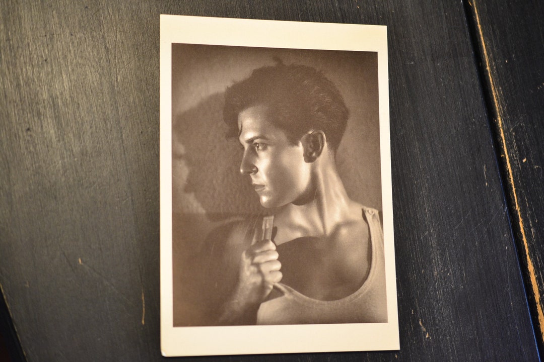 90s George Hurrell Postcard ramon Novarro 1929 Art Print Gay Interest ...