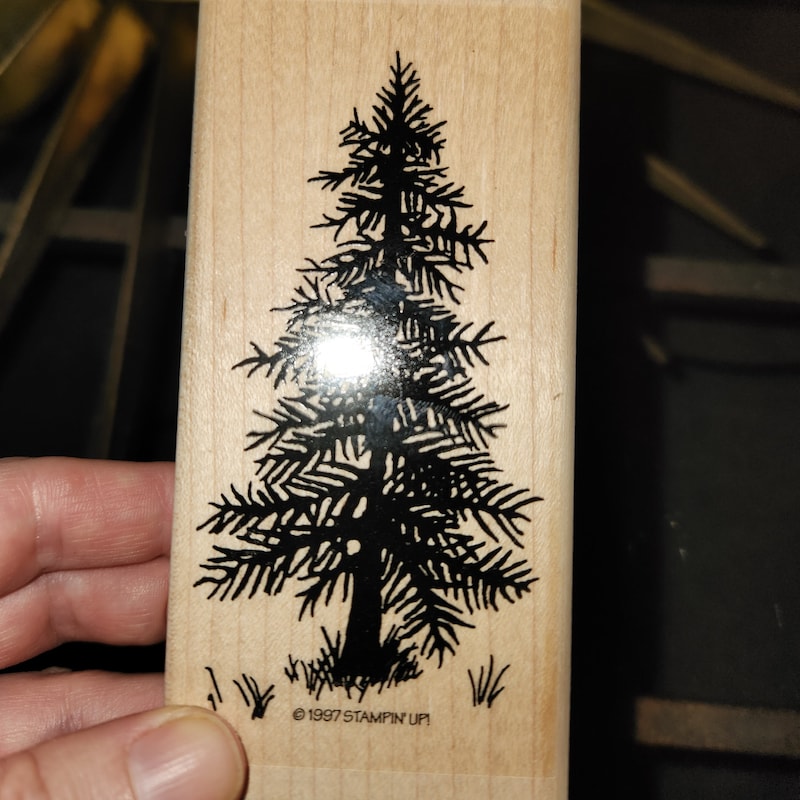Pine Tree Stamp - Etsy