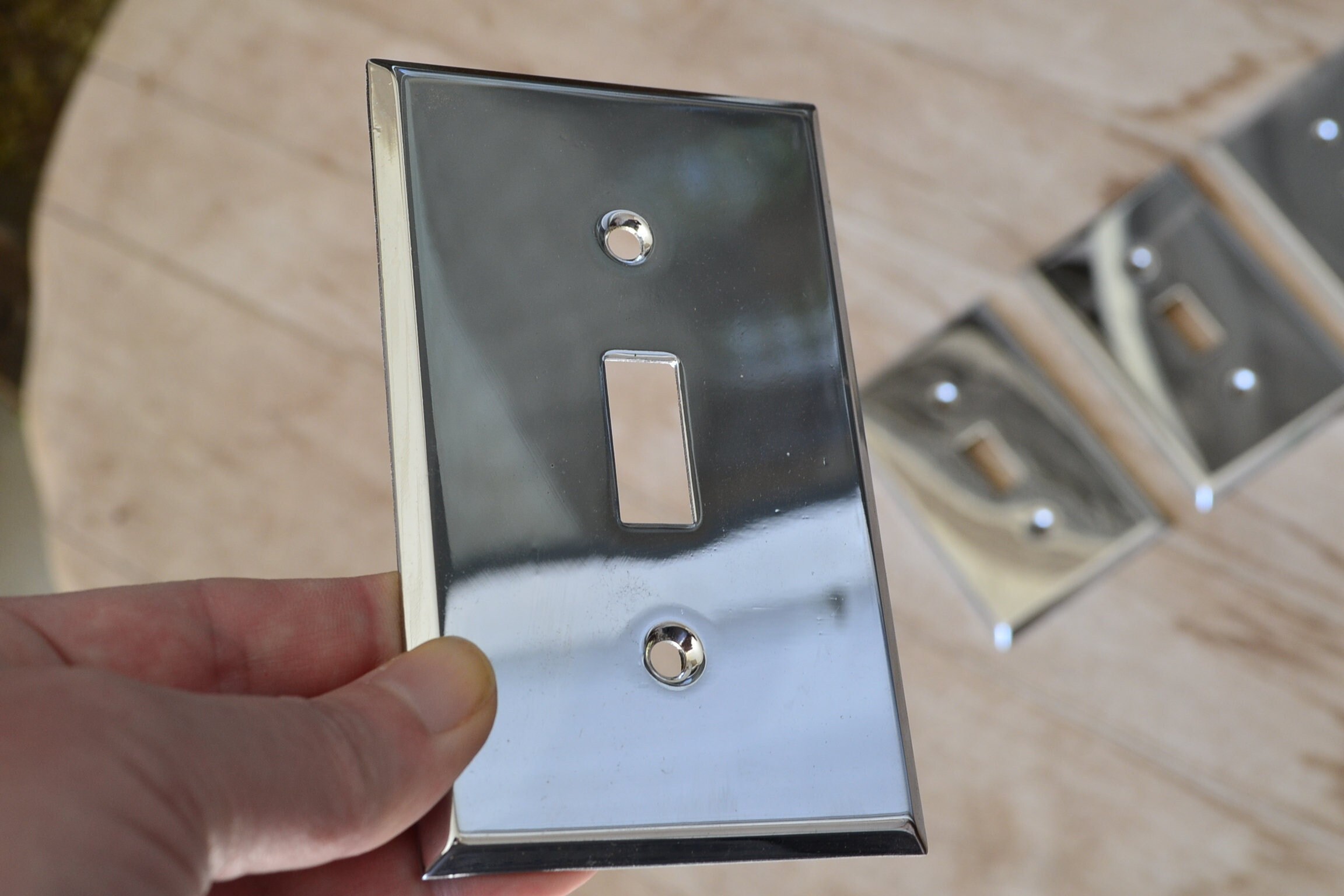 Mirrored Switch Plates Sale Mirrored Switchplate Etsy