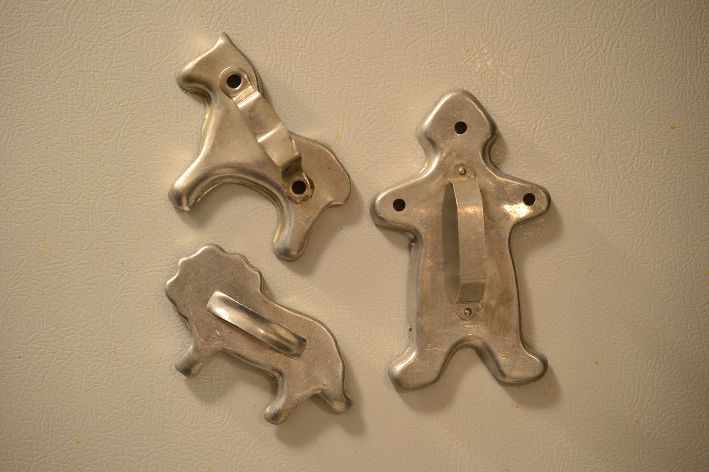 Lot of 3 Magnets Repurposed 6 Tin Cookie Cutters With | Etsy