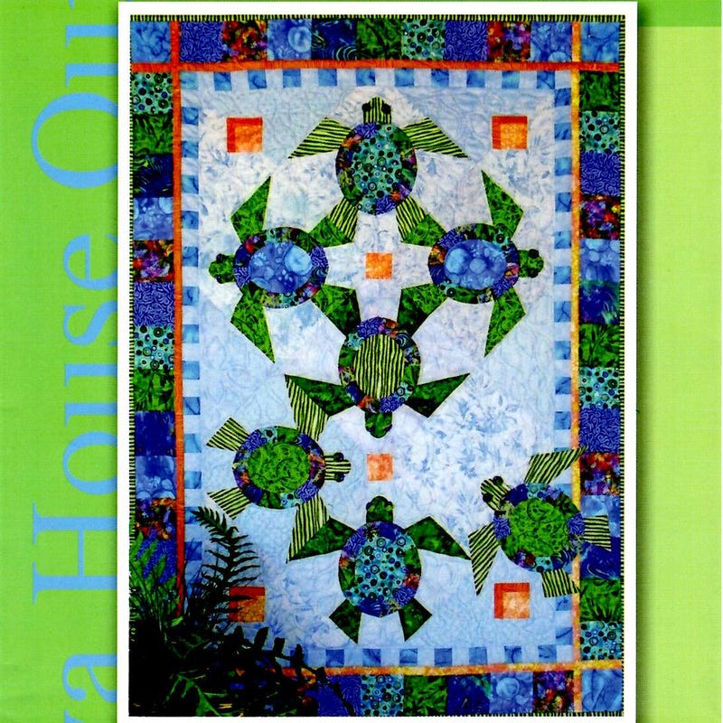 Turtle Quilt Pattern - Etsy