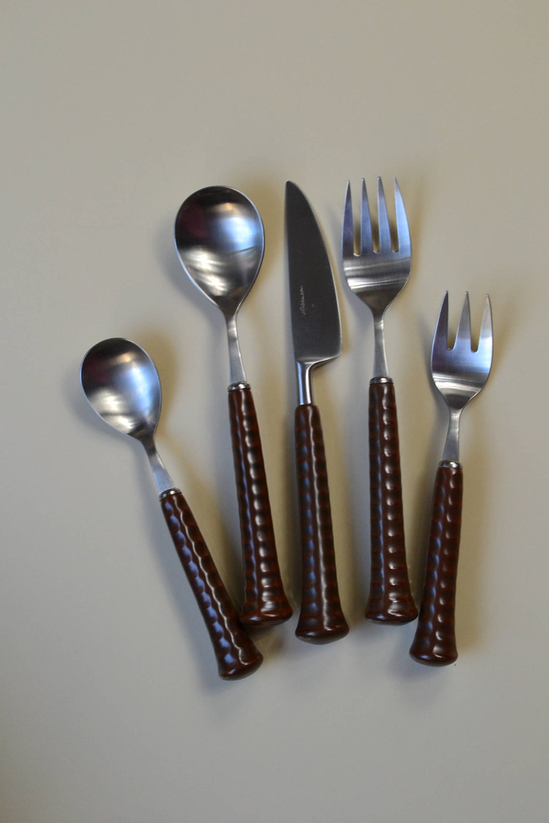 Your Choice MCM Atomic Flatware 18/8 Noritake Japan Primastone Iron ...