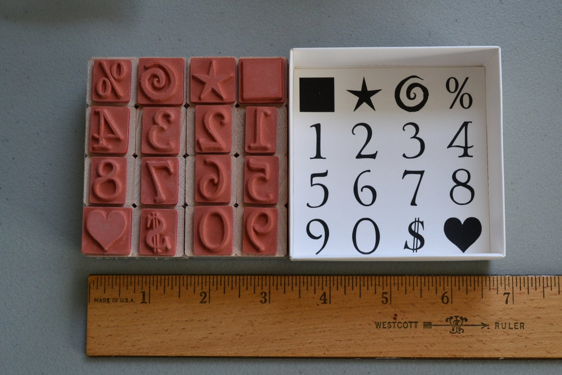 NOS Creative Characters Rubber Stamp Set Designs for Creativity ...