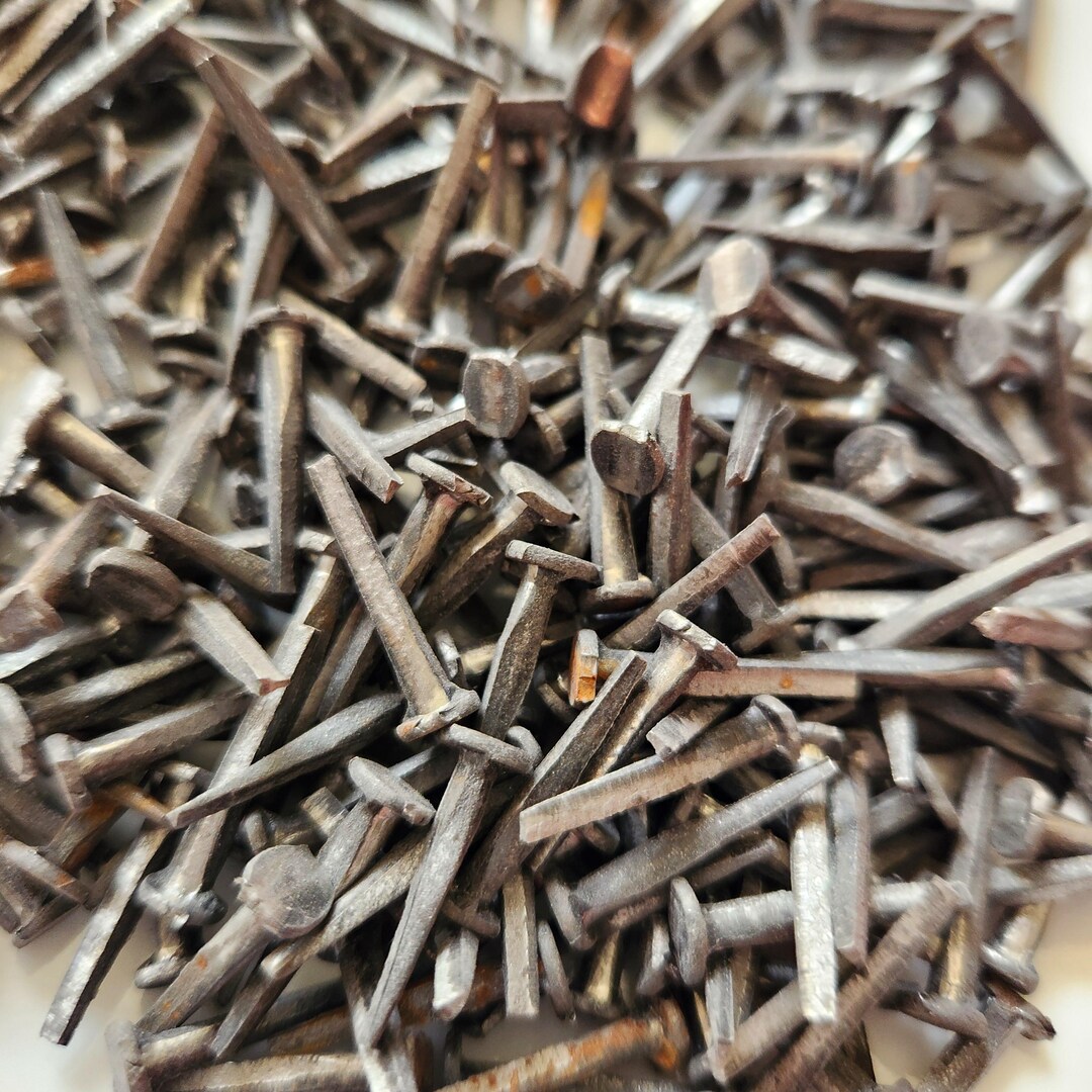 100 Pcs Antique Square Nails .75" Machine Cut Nails 3/4 Inch Rustic ...