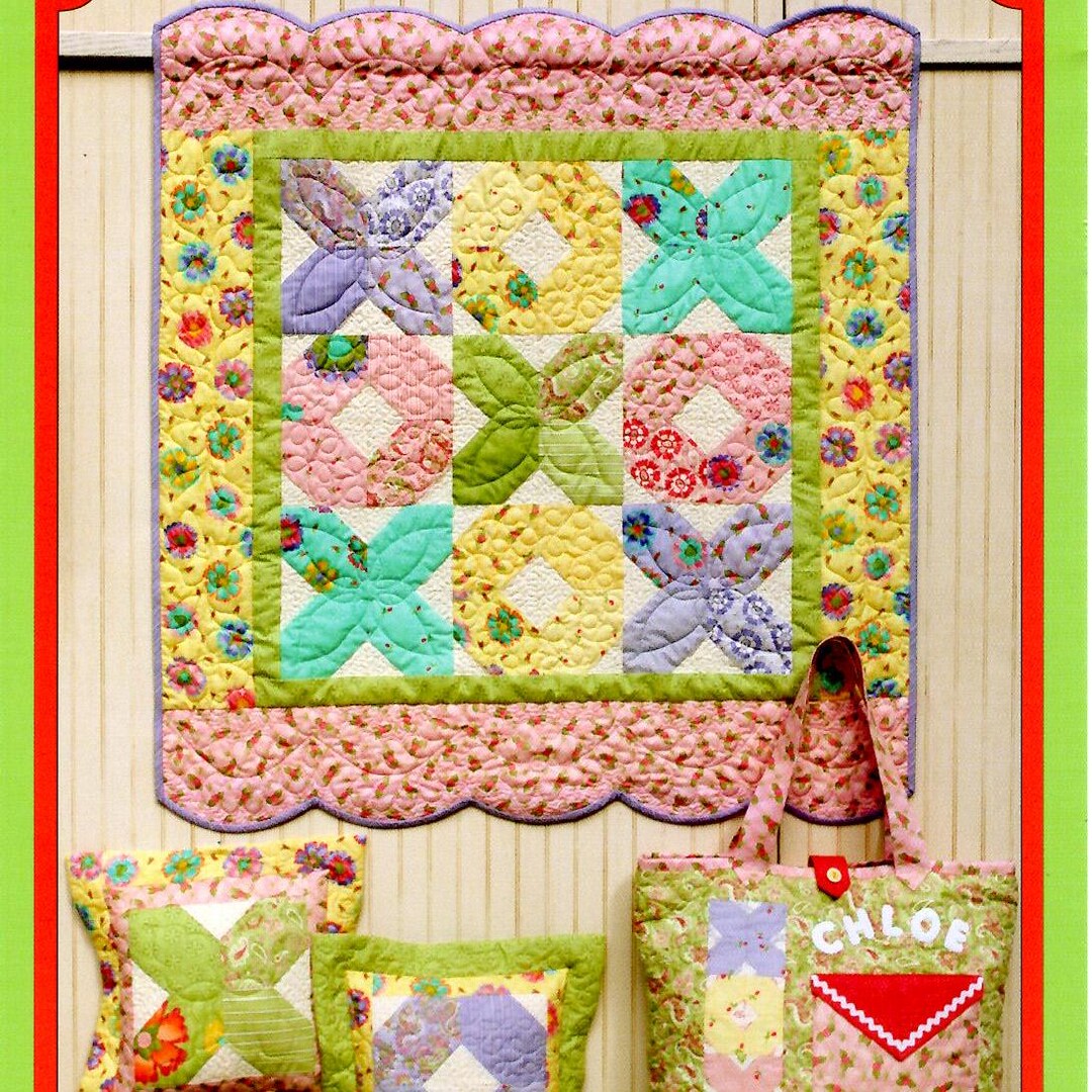Baby Crib Mini Quilt Uncut PATTERN 40.5x43.5" Charming Trios 5 Inch ...