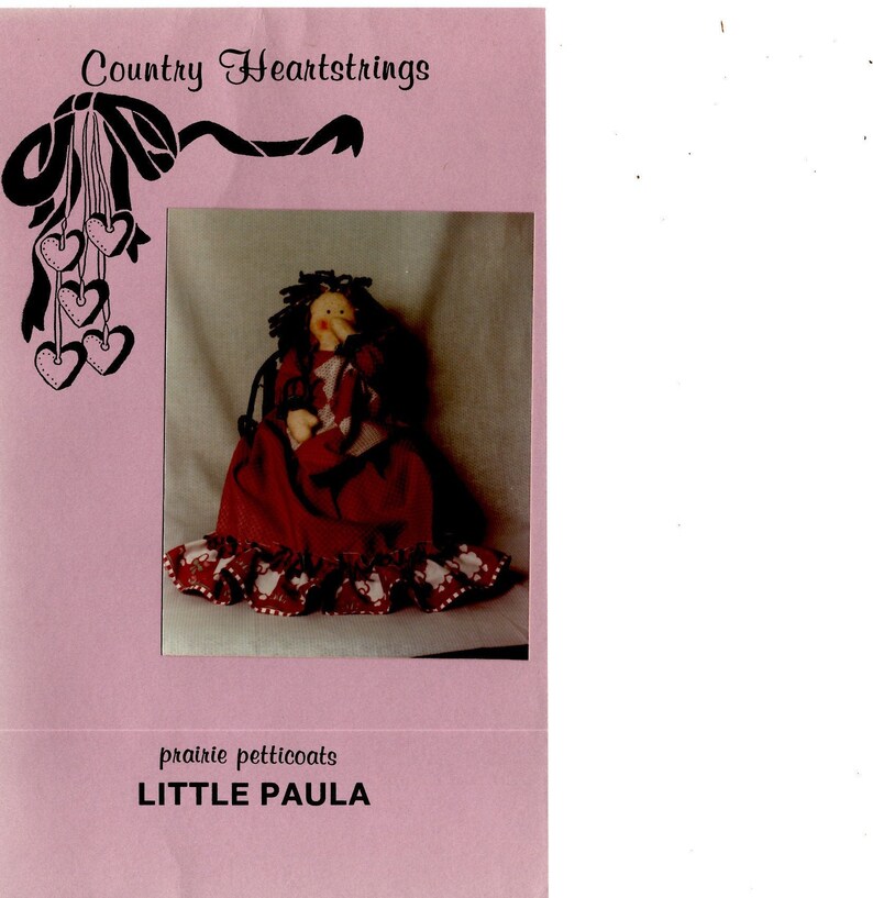 80s 90s Uncut PATTERN Art Doll Pattern Country Doll Pattern - Etsy