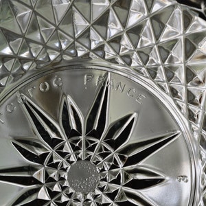 Vtg Set of 4 Glass Bowls 4.75" Arcoroc France Diamant Cristal D'arques ...