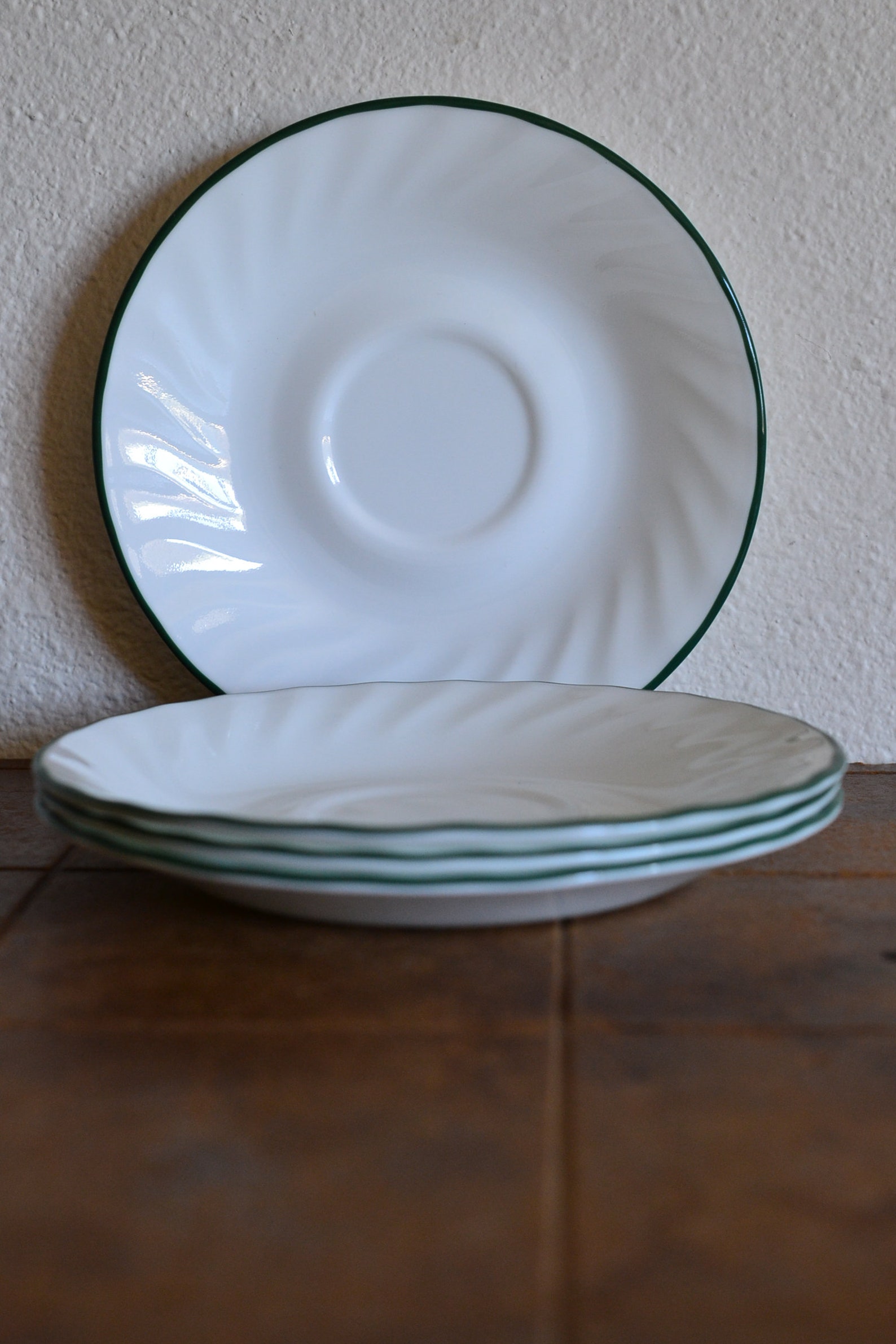 90s Set of 4 Callaway Corelle Enhancements White Swirl Rim | Etsy