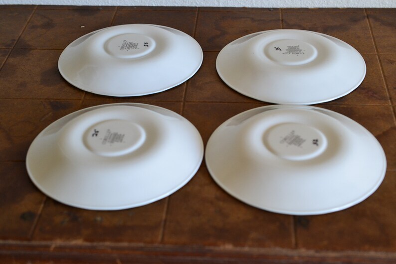 90s Set of 4 Callaway Corelle Enhancements White Swirl Rim | Etsy