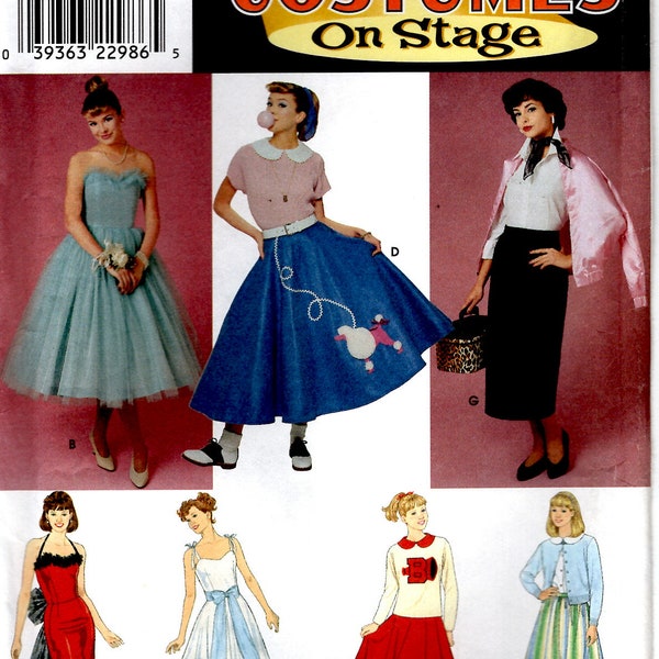 50s Costume Pattern - Etsy