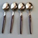 Set of 4 Teaspoons Danish Modern Tea Spoons MCM Eldan ELD2 BROWN Japan ...