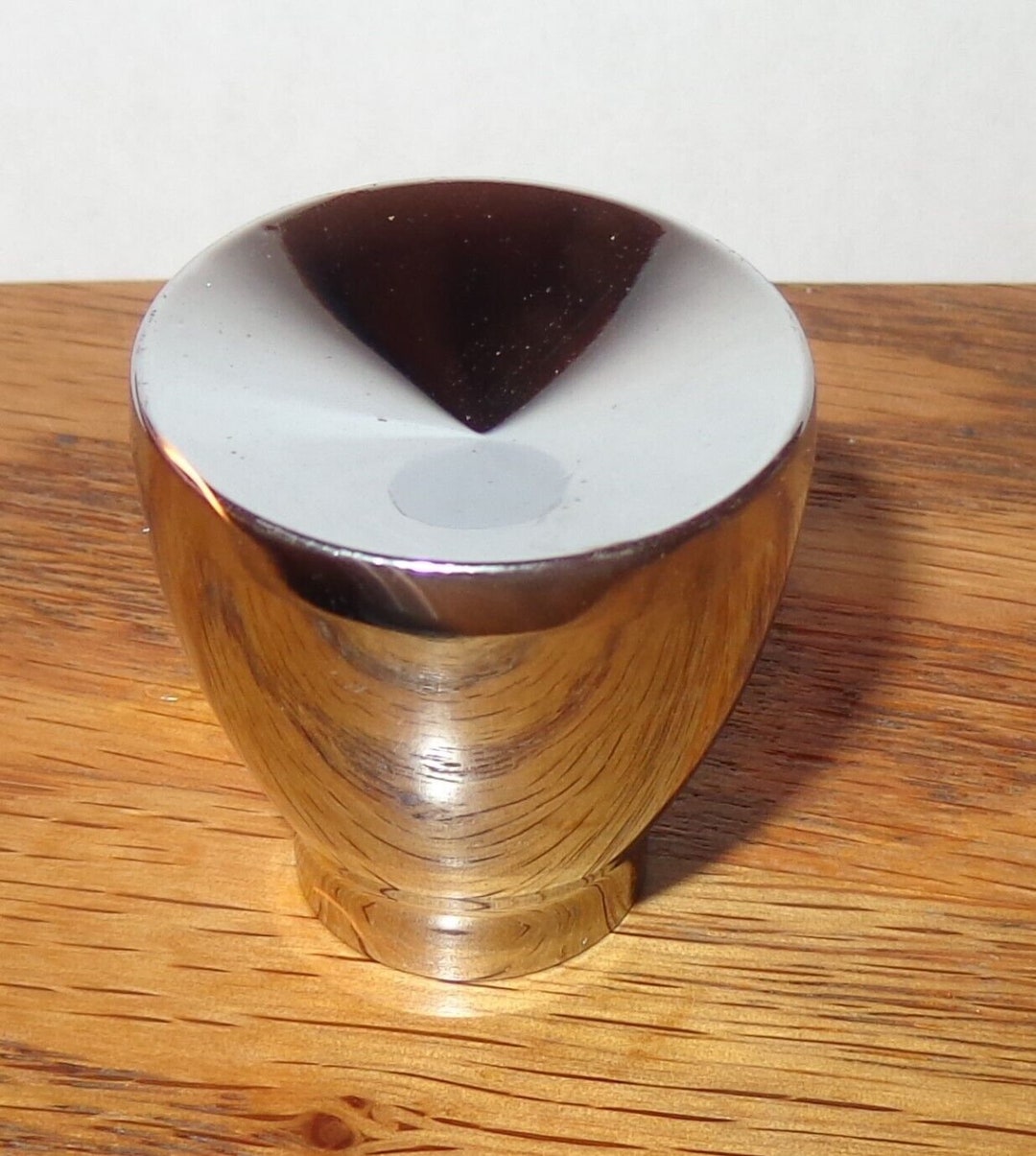 NOS 1 X MCM Concave Knob Ajax 1.25" Danish Midcentury Modern Polished ...