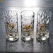 Vtg Set of 3 Ned Smith Handpainted Weighted Tumblers Drinking Highball ...