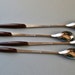 60s Danish Modern Iced Tea Spoons Set of 4 MCM Eldan ELD2 BROWN Japan ...