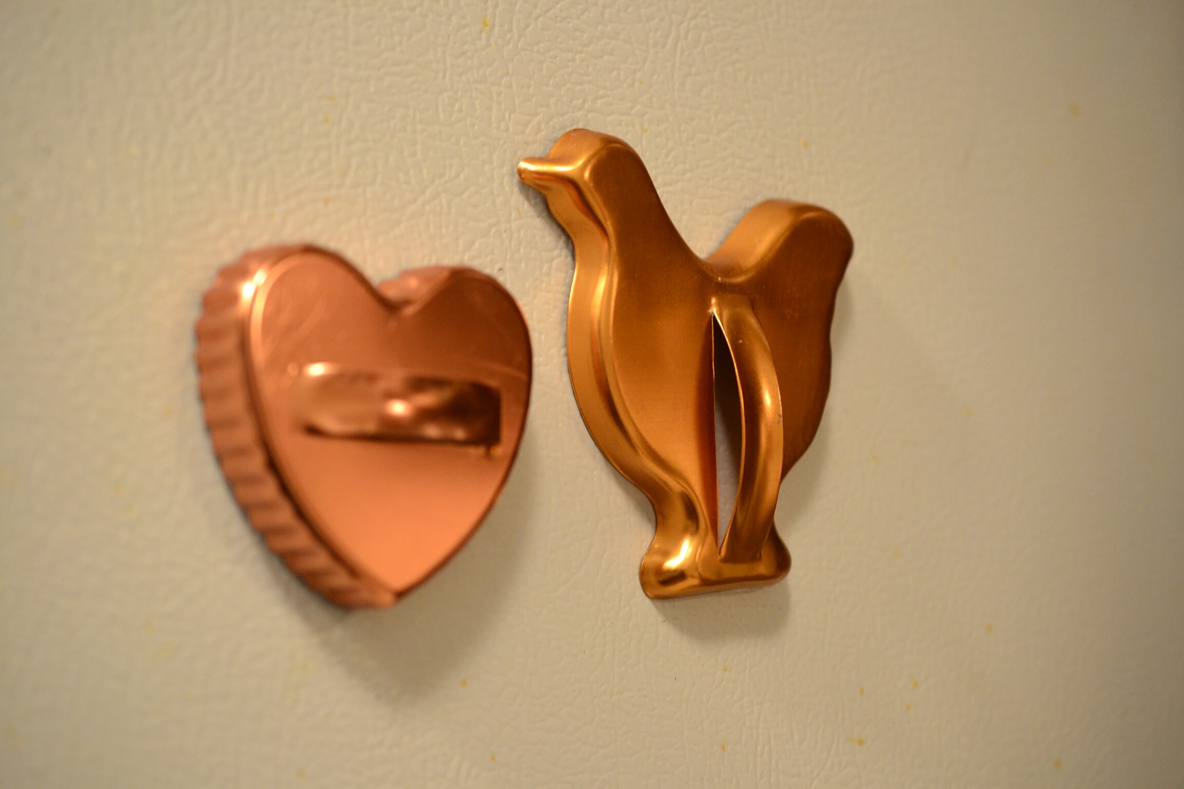 Lot of 2 Magnets Repurposed Copper Cookie Cutters With Handles - Etsy UK