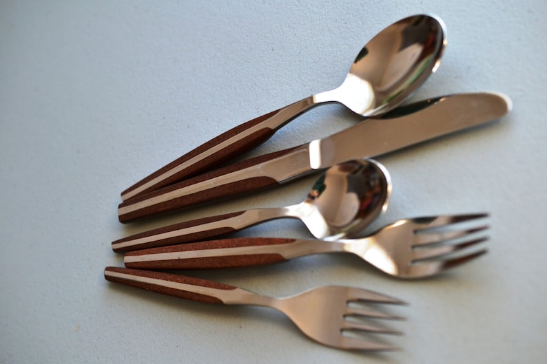 60s Danish Modern Iced Tea Spoons Set of 4 MCM Eldan ELD2 - Etsy