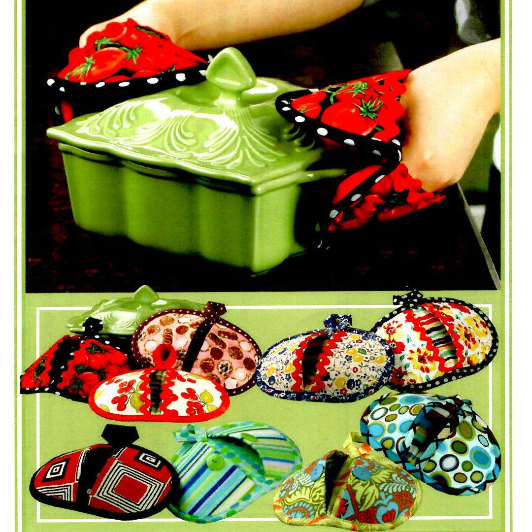 Pot Holders Uncut PATTERN Pot Pinchers World's Best Oven Mitts Sewing ...