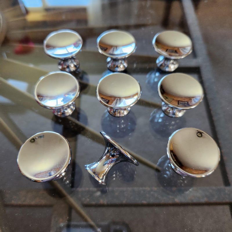 Chrome Knobs - Etsy