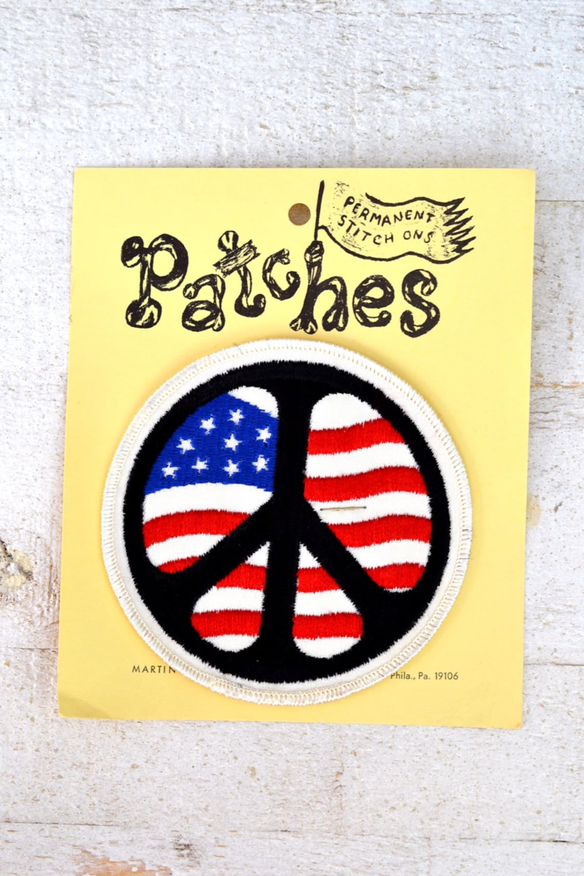 NOS 1960s Large Anti War Patch Protest Patch Peace Sign Patch - Etsy