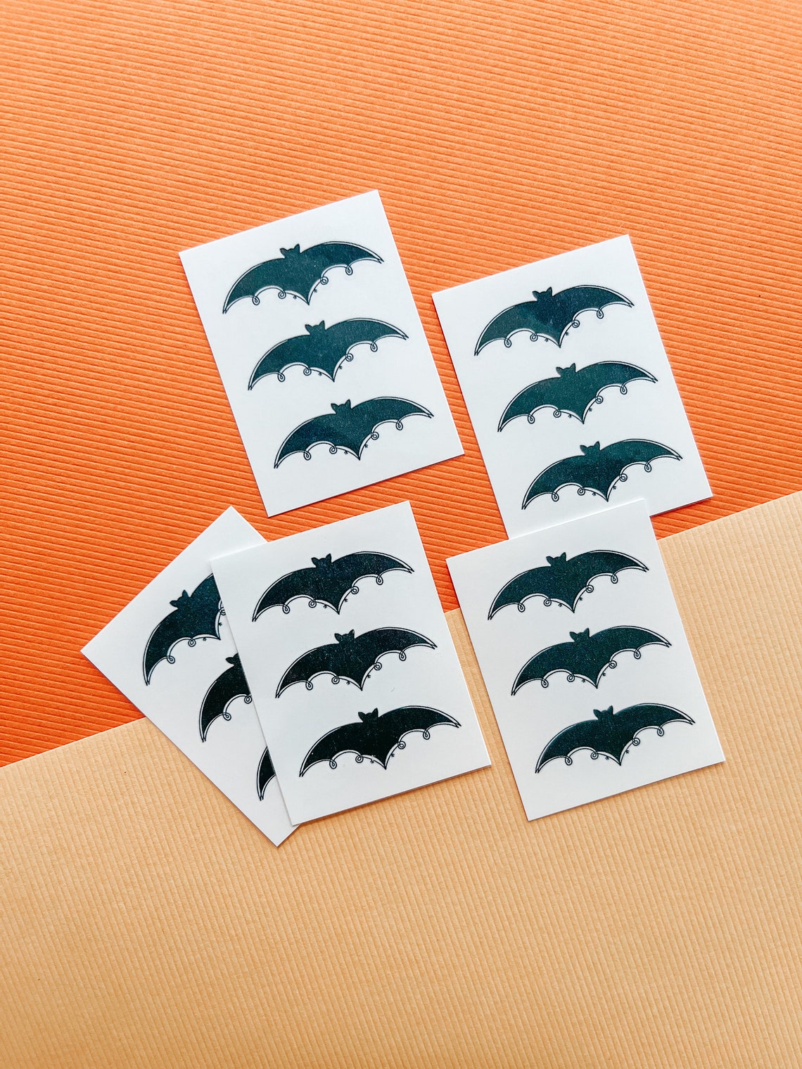Halloween Bat Tattoo Temporary Tattoos for Kids Fake - Etsy
