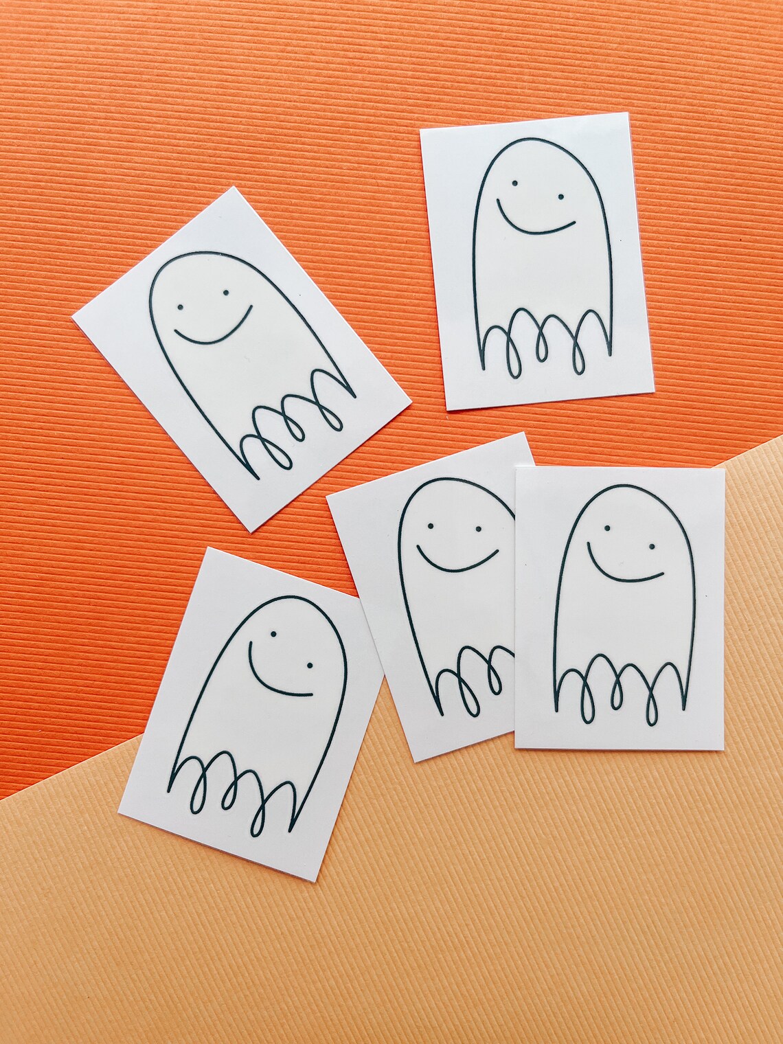 Ghost Temporary Tattoos Halloween Tattoos Cute Ghost Tattoos - Etsy