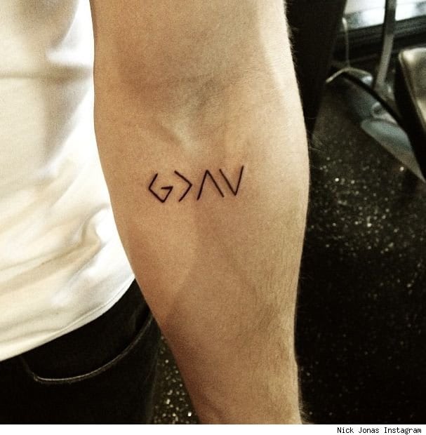 Religious Tattoo God is Greater Than Highs and Lows - Etsy