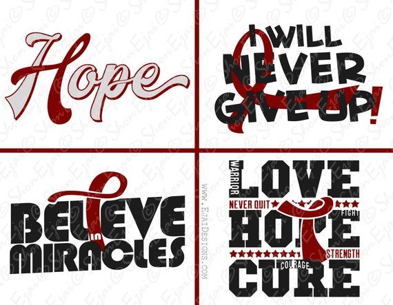 Oral Cancer Svg Sickle Cell Svg Multiple Myeloma | Etsy