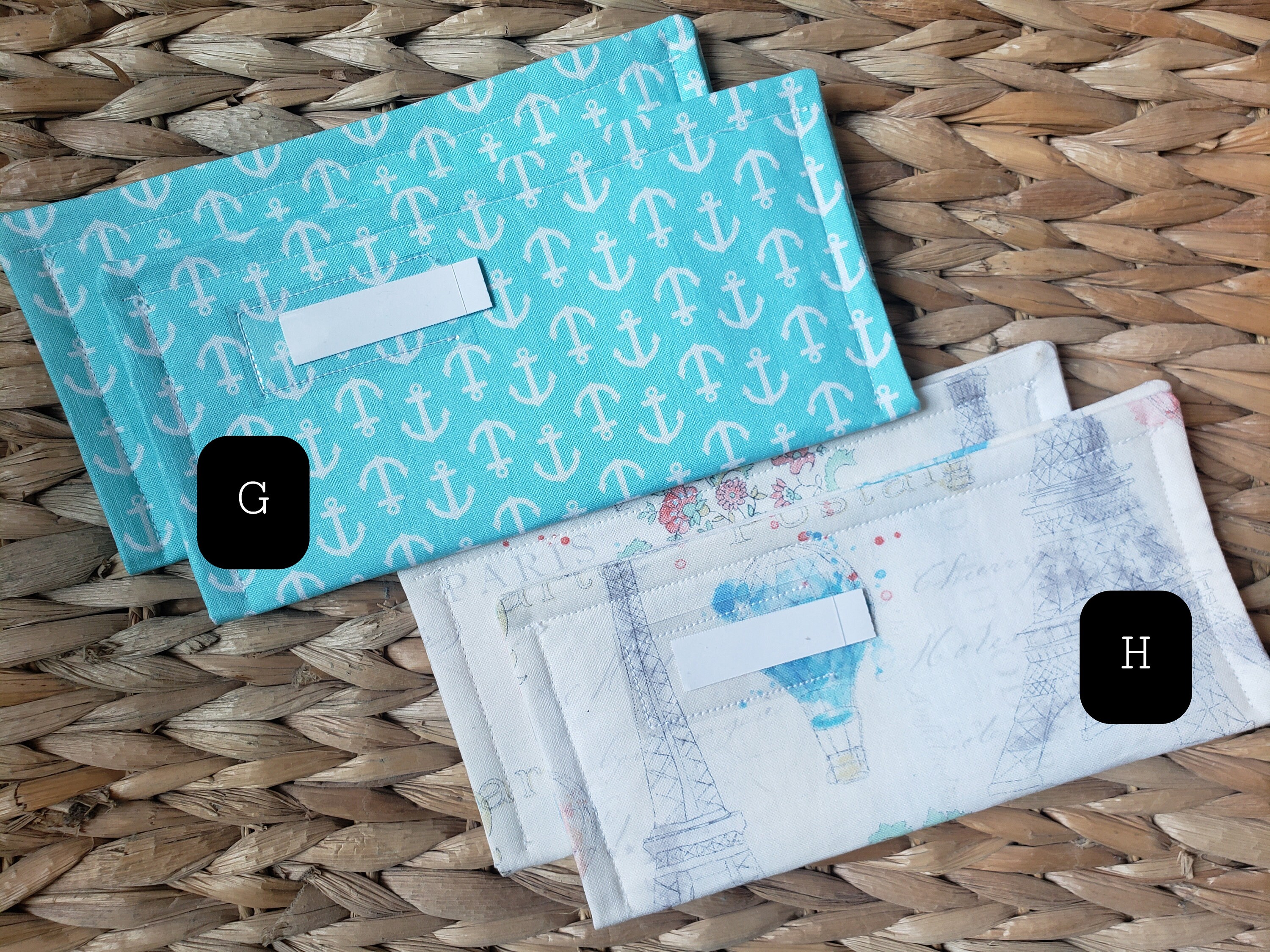 1 Full Sized Cloth Envelope With Plastic Sleeve - Etsy