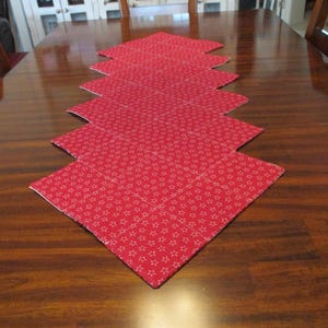 Patriotic Reversible Quilted Table Runner 50" L X 18" W Perfect for 4th ...