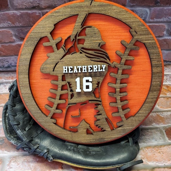 Custom Softball Sign - Etsy