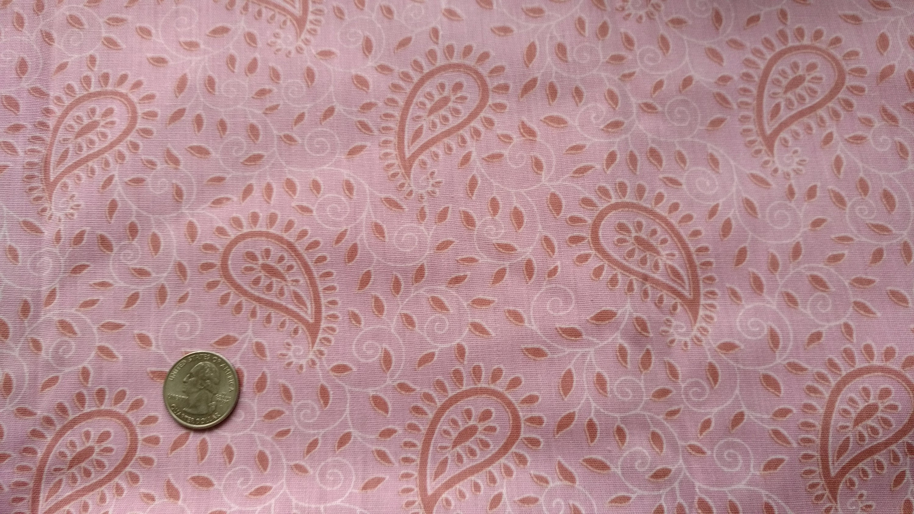 Pink Paisley Fabric - Etsy