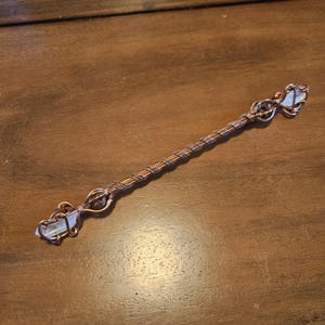 Balanced Crystal Copper Wand: Magic Altar Tool - Etsy