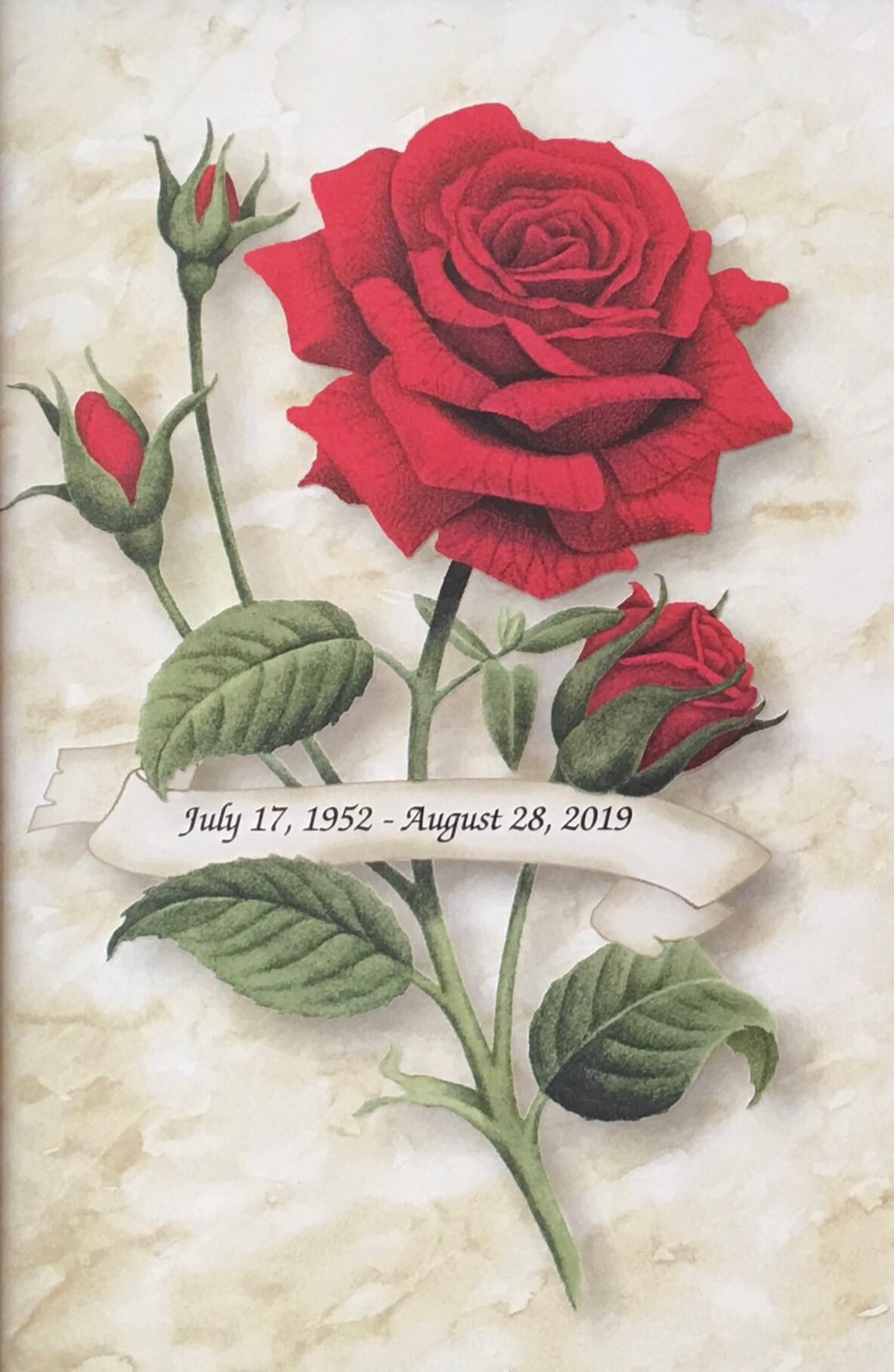 In Memory of Grandmother, Sympathy Gift, If Roses Grow in Heaven ...