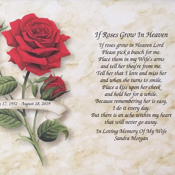 Sympathy Poem - Etsy