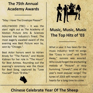 21st Birthday Gifts, Personalized, Headline News Print, Time Capsule ...