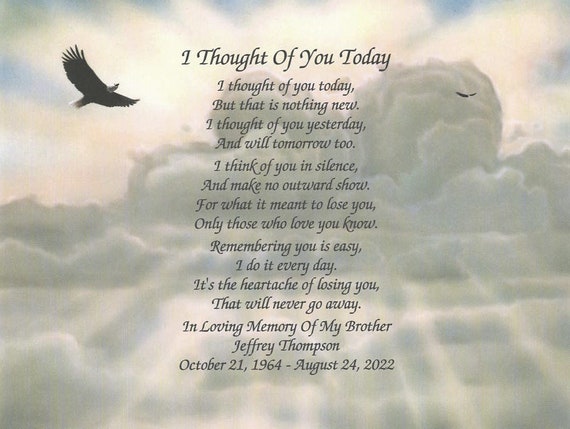 In Loving Memory Poems For Brother 100 Best Celebration Of Life Poems