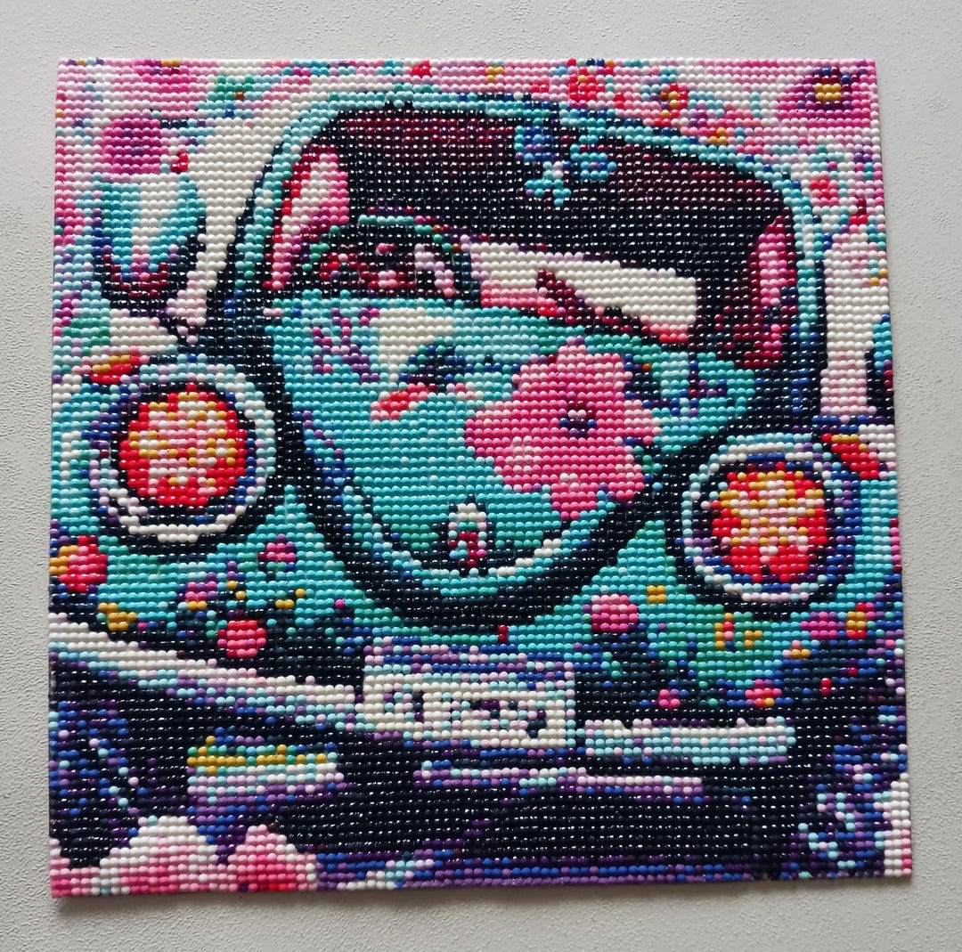 Finished Groovy Volkswagen Bug Diamond Painting - Etsy