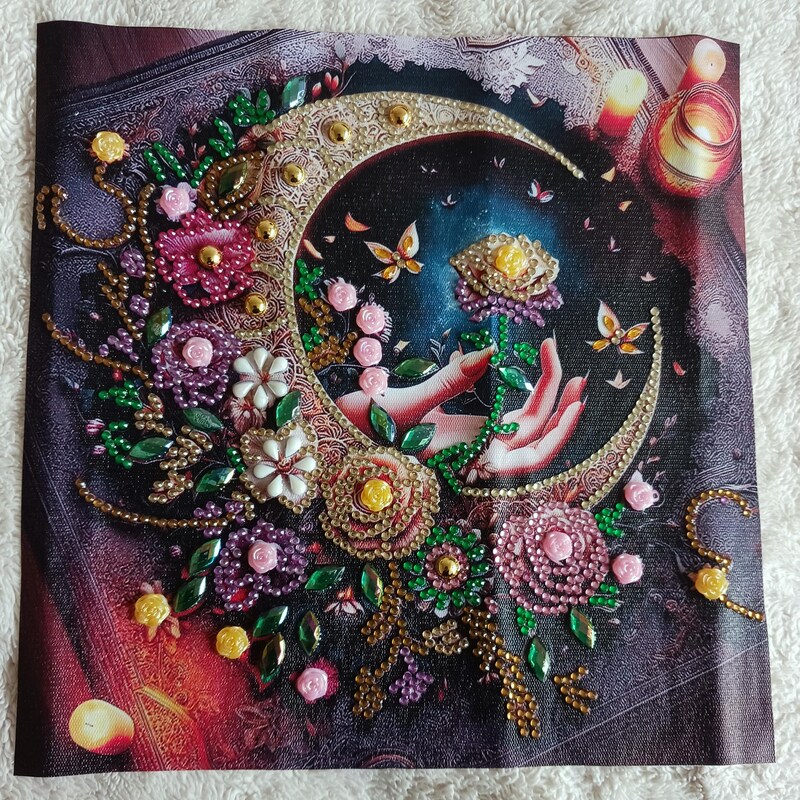 Diamond Painting Moon - Etsy