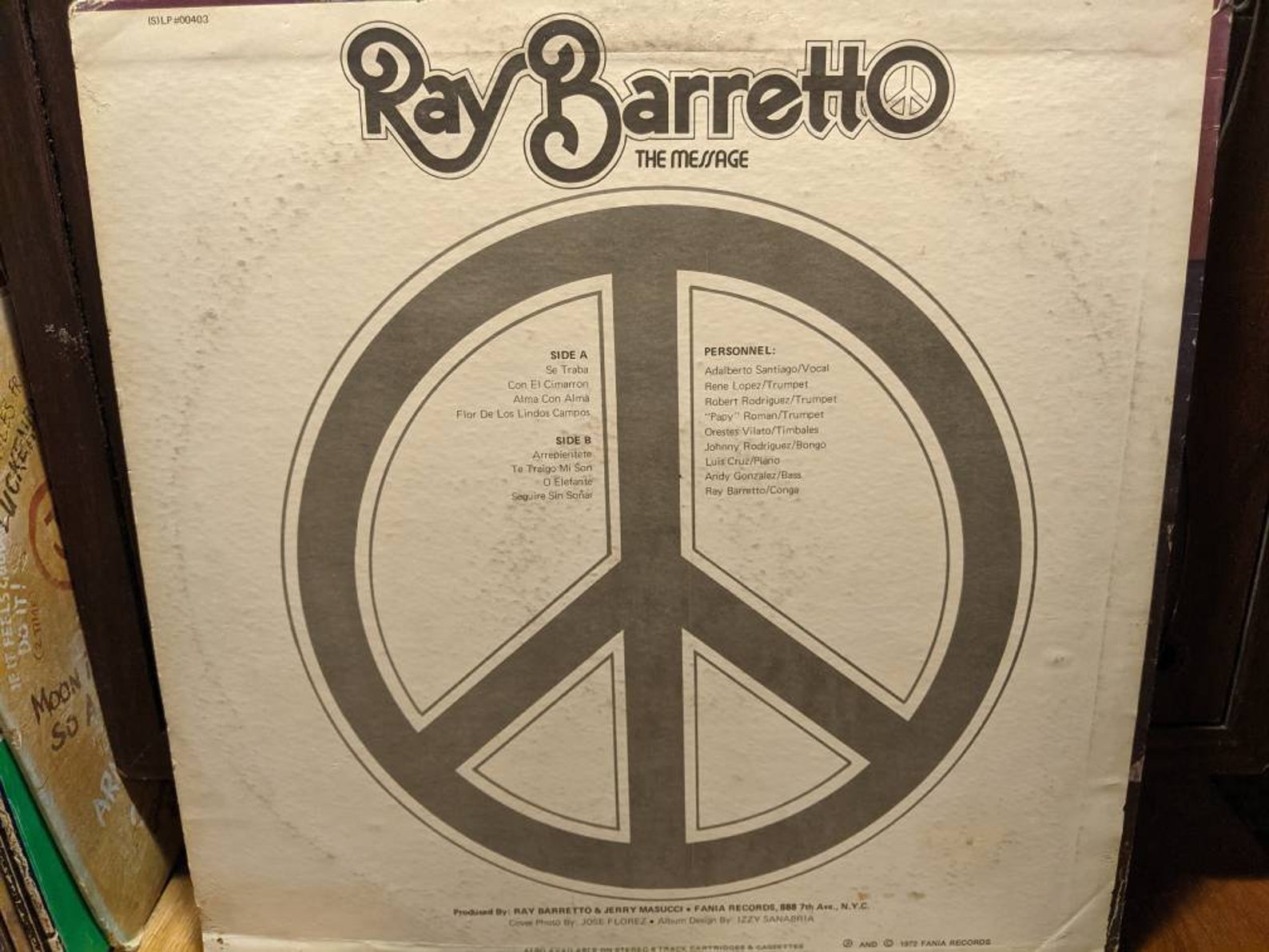 Ray Barretto The Message Vinyl | Etsy