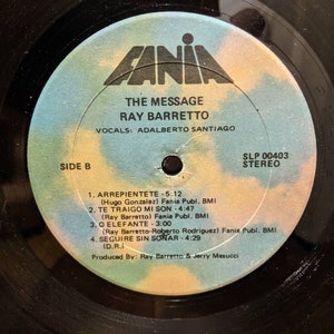 Ray Barretto The Message Vinyl | Etsy