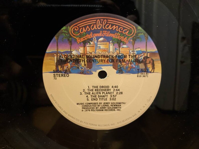 Jerry Goldsmith Alien original Soundtrack From the - Etsy