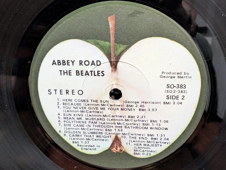 The Beatles - Abbey Road (apple Labels) - Vinyl - Etsy