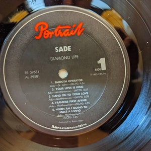 Sade - Diamond Life - Vinyl - Etsy