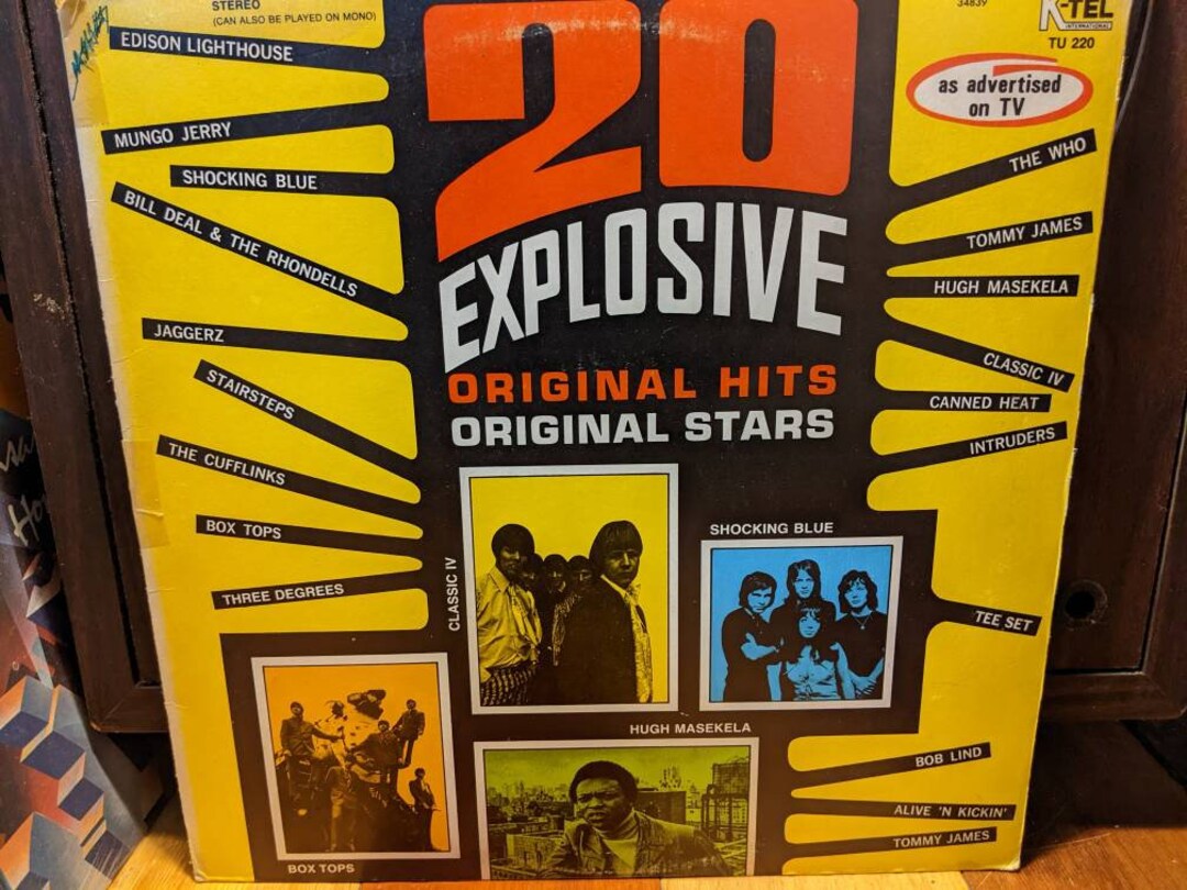 Various - 20 Explosive Hits - Vinyl - Etsy